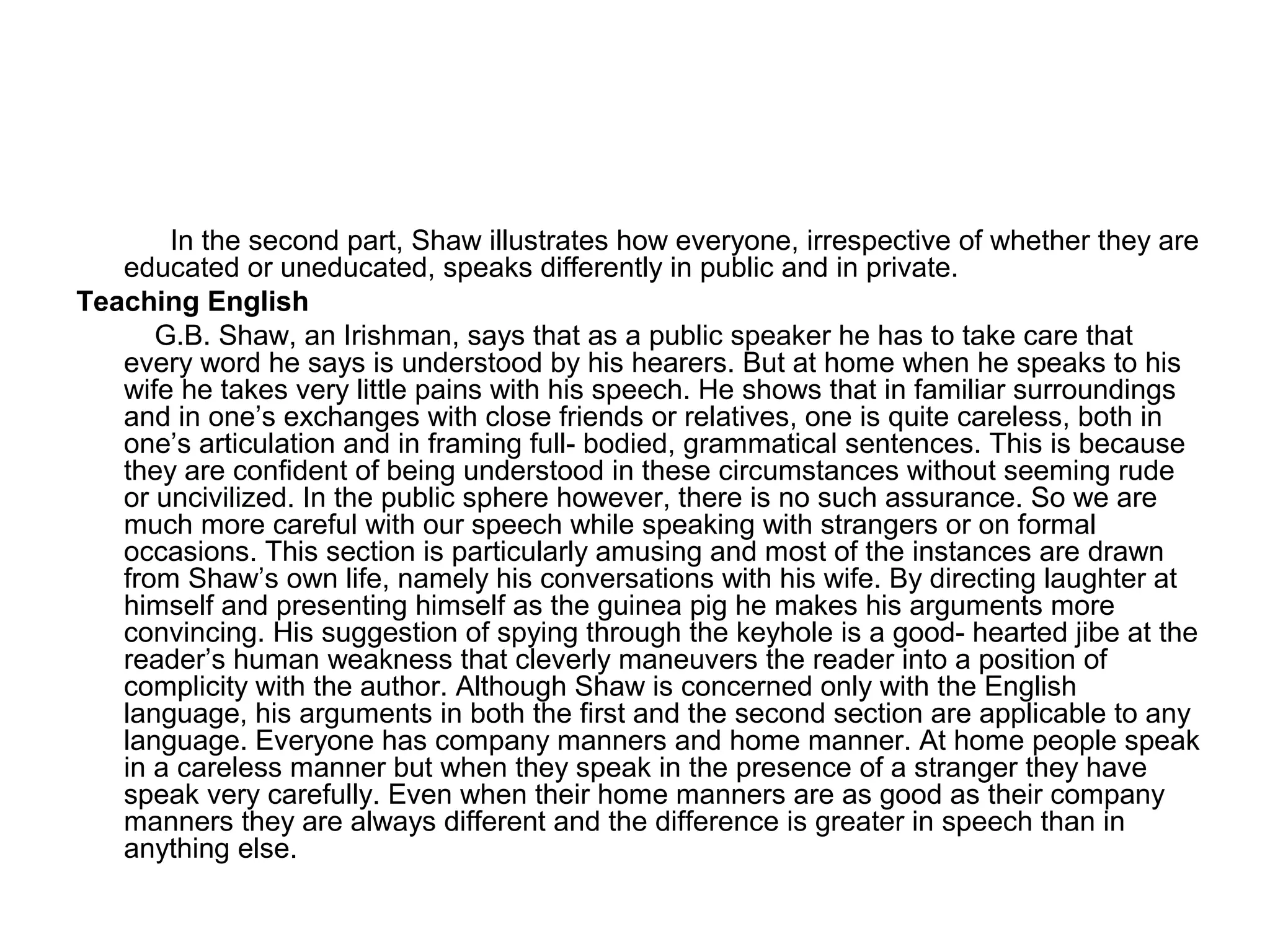 Spoken English Broken English | PPT