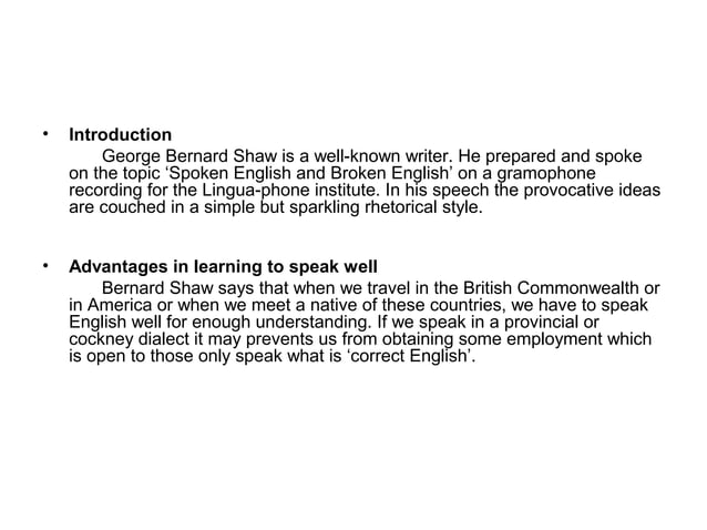 Spoken English Broken English | PPT