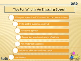 Spoken english, Grade 12, Public Speaking | PPTX