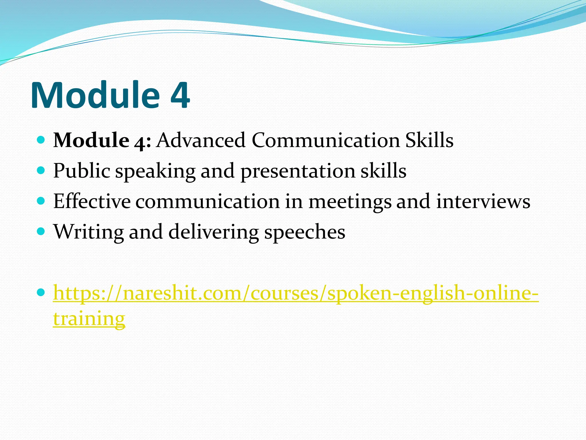 No 1 Top Spoken English Online Training. | PPTX