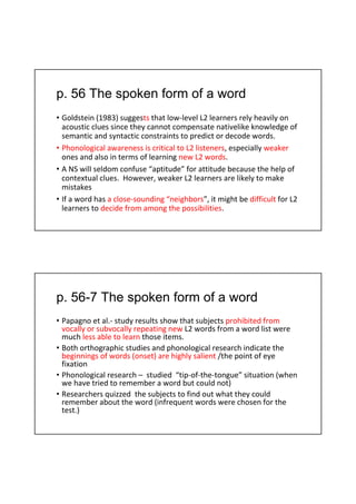 Spoken form what is a word-Norbert Schmitt | PDF