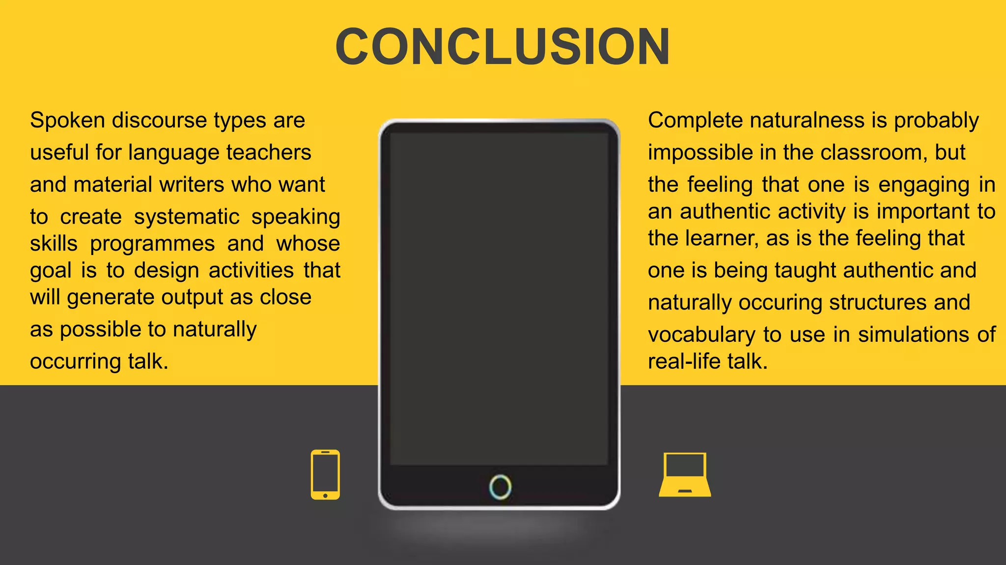 Spoken language (Discourse Analysis) | PPTX