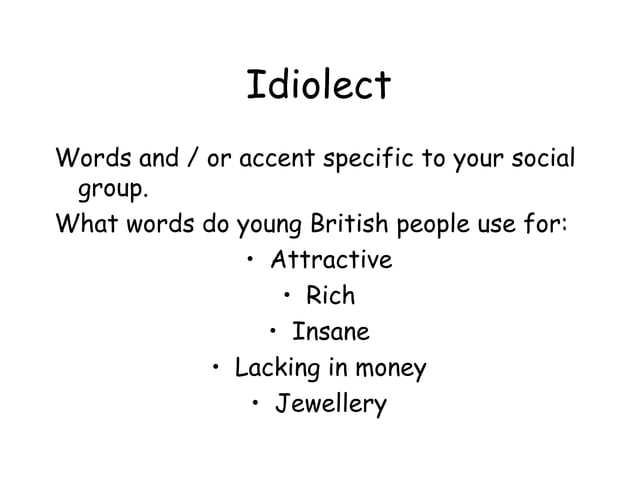 Spoken language introduction | PPT | Style & Fashion