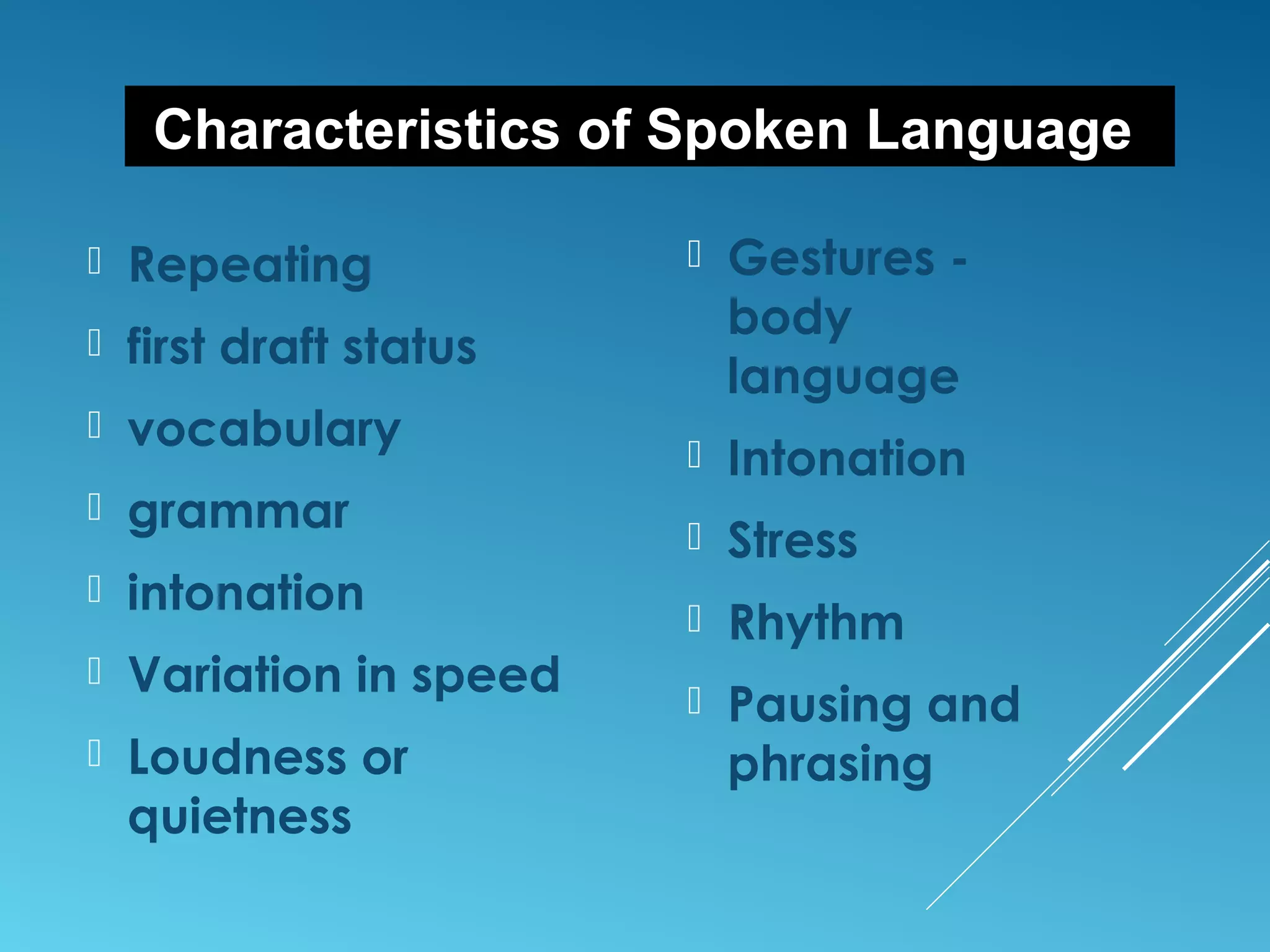 Spoken vs written | PPT