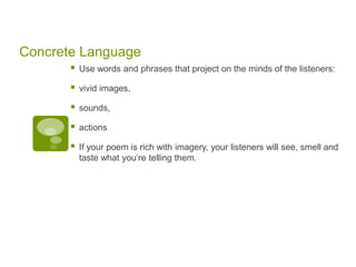 Spoken word elements | PPTX