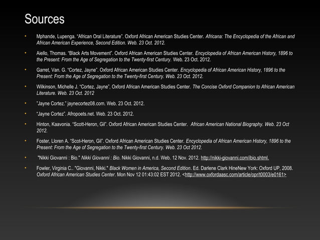 Spoken word presentation | PPT