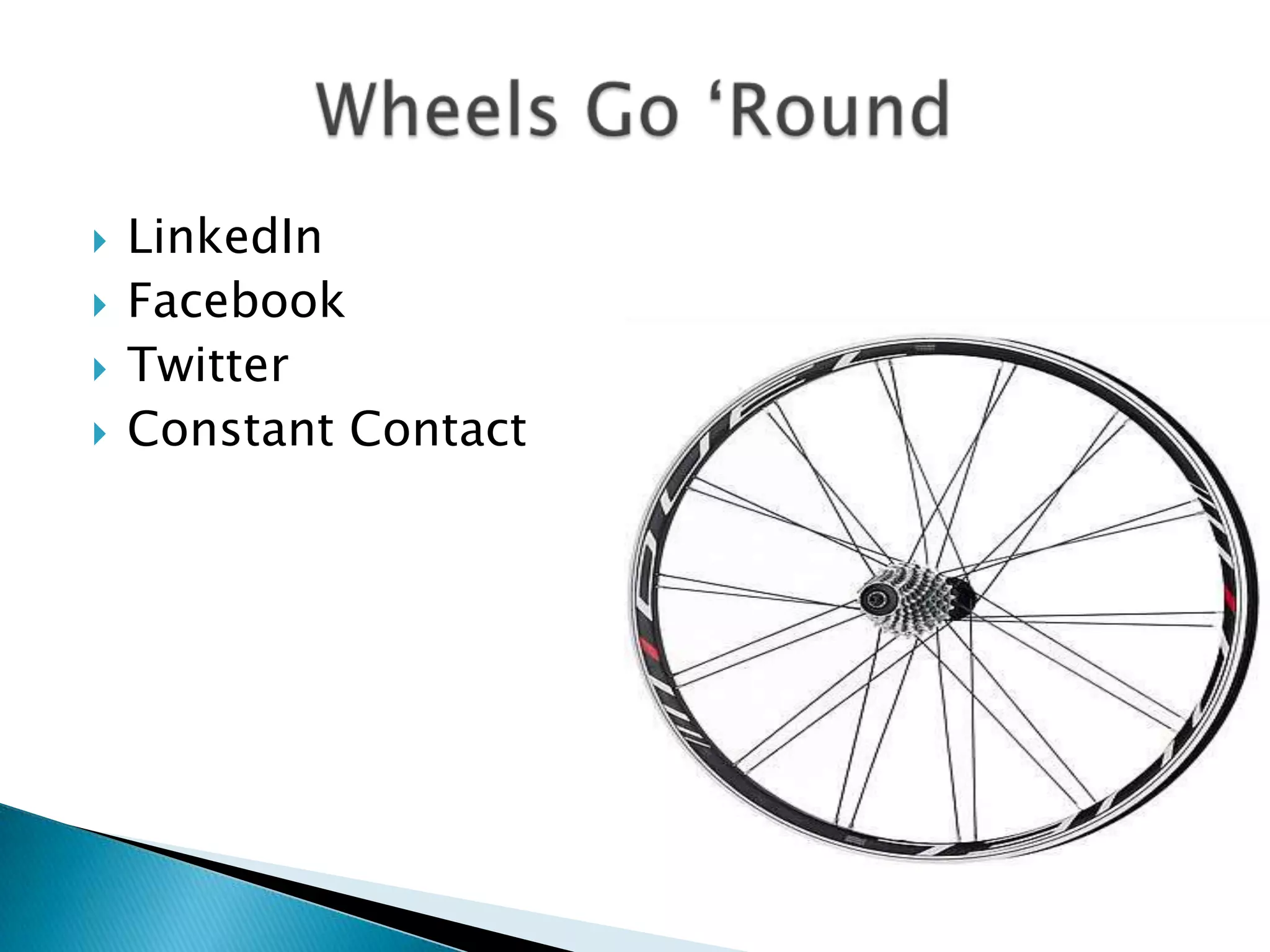 Spokes of the Social Media Wheel | PPTX