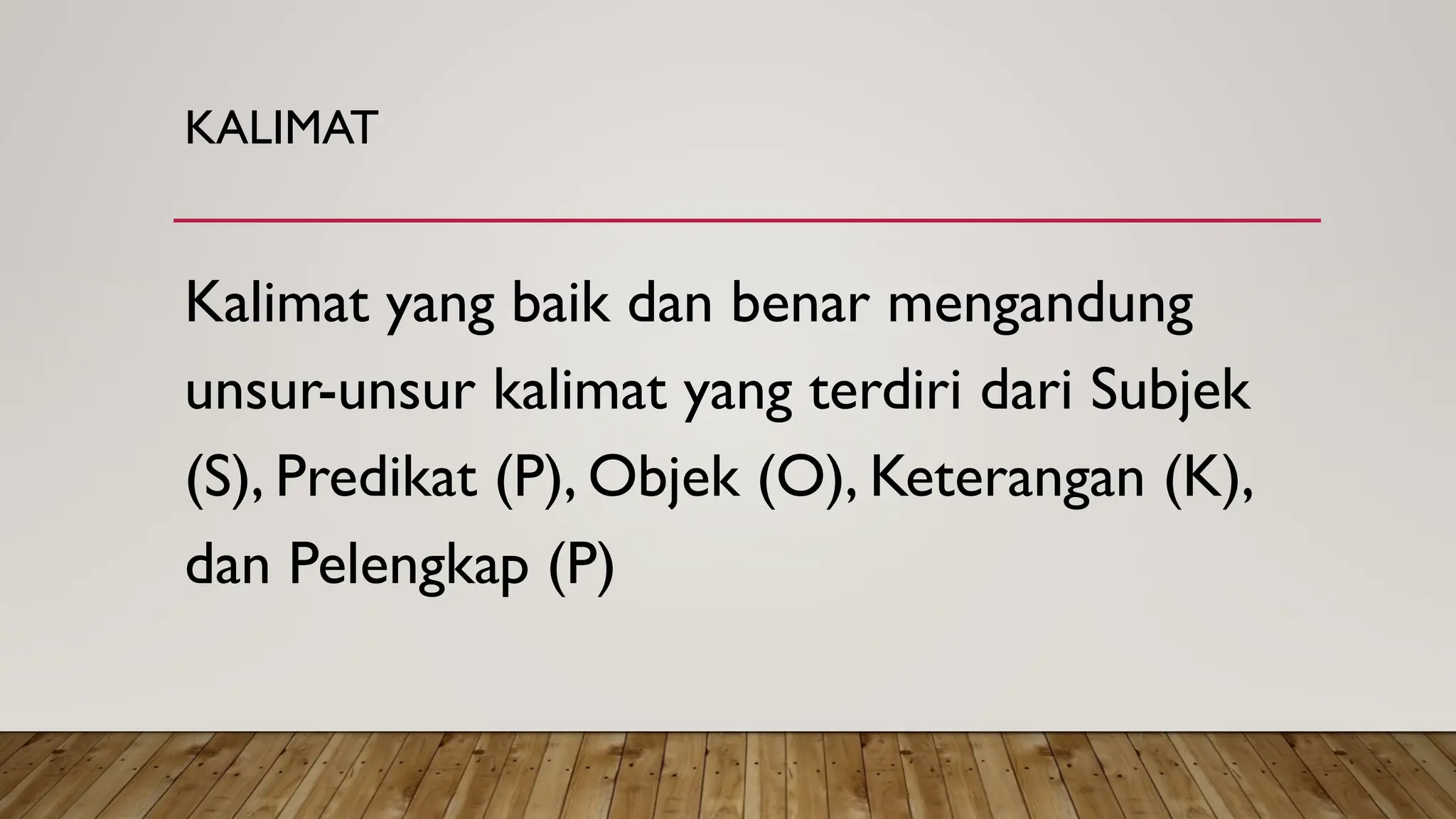 materi SPOK kelas VII Bahasa Indonesia SMP | PPTX