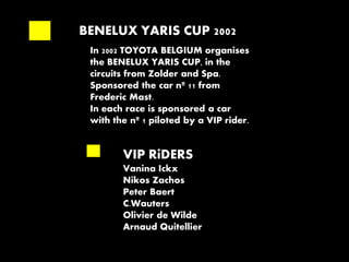 Spon.Benelux Yaris Cup | PDF