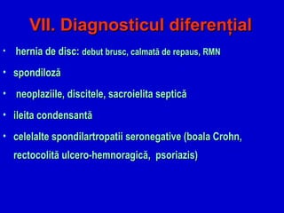 Spondilita anchilozanta | PPT