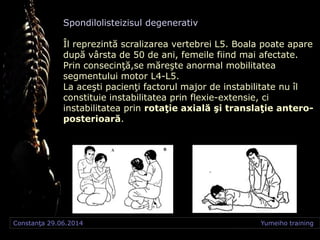 Spondiloliza 29 06 14 | PPTX