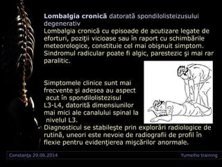 Spondiloliza 29 06 14 | PPTX