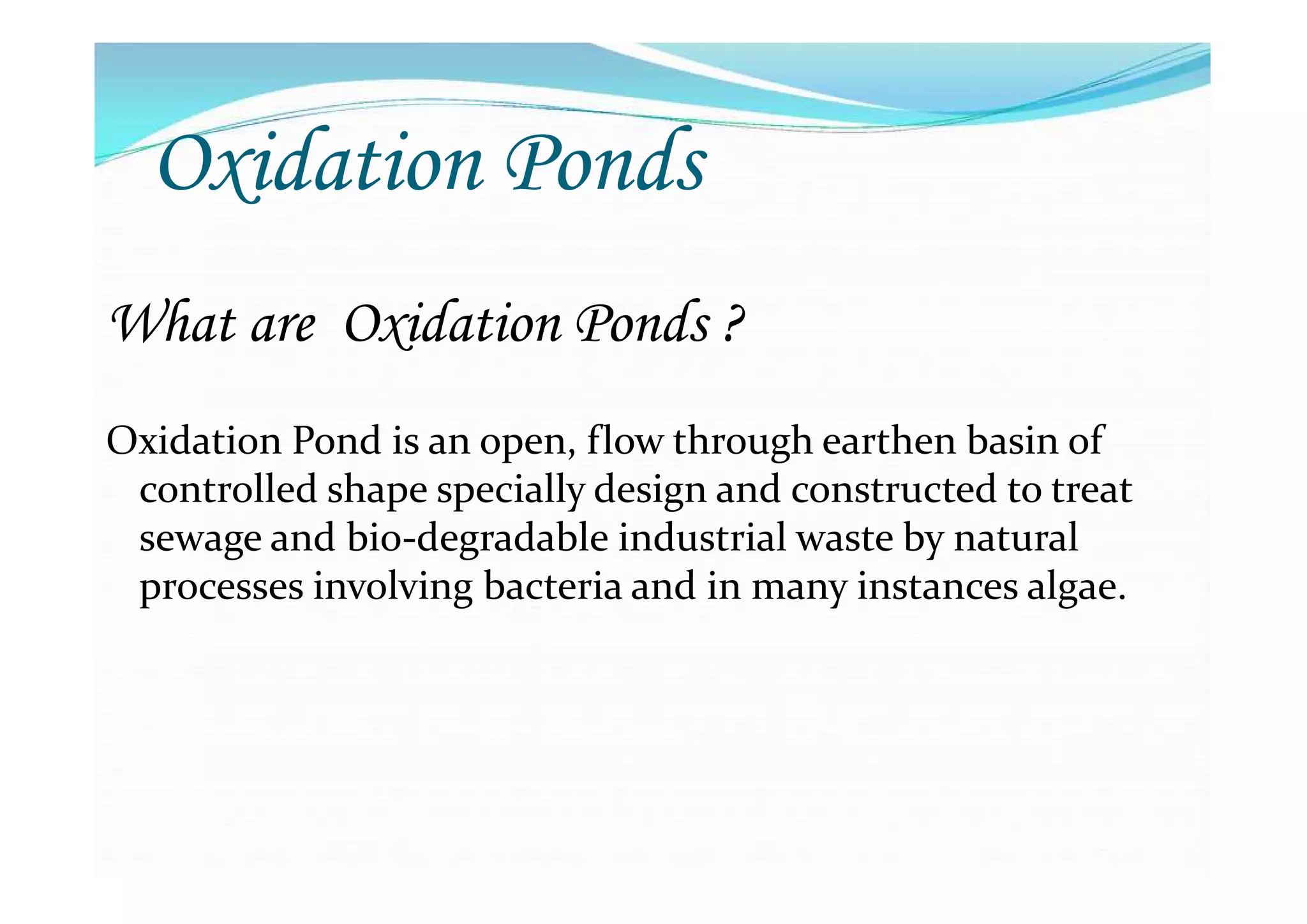 ponds and lagoons | PDF