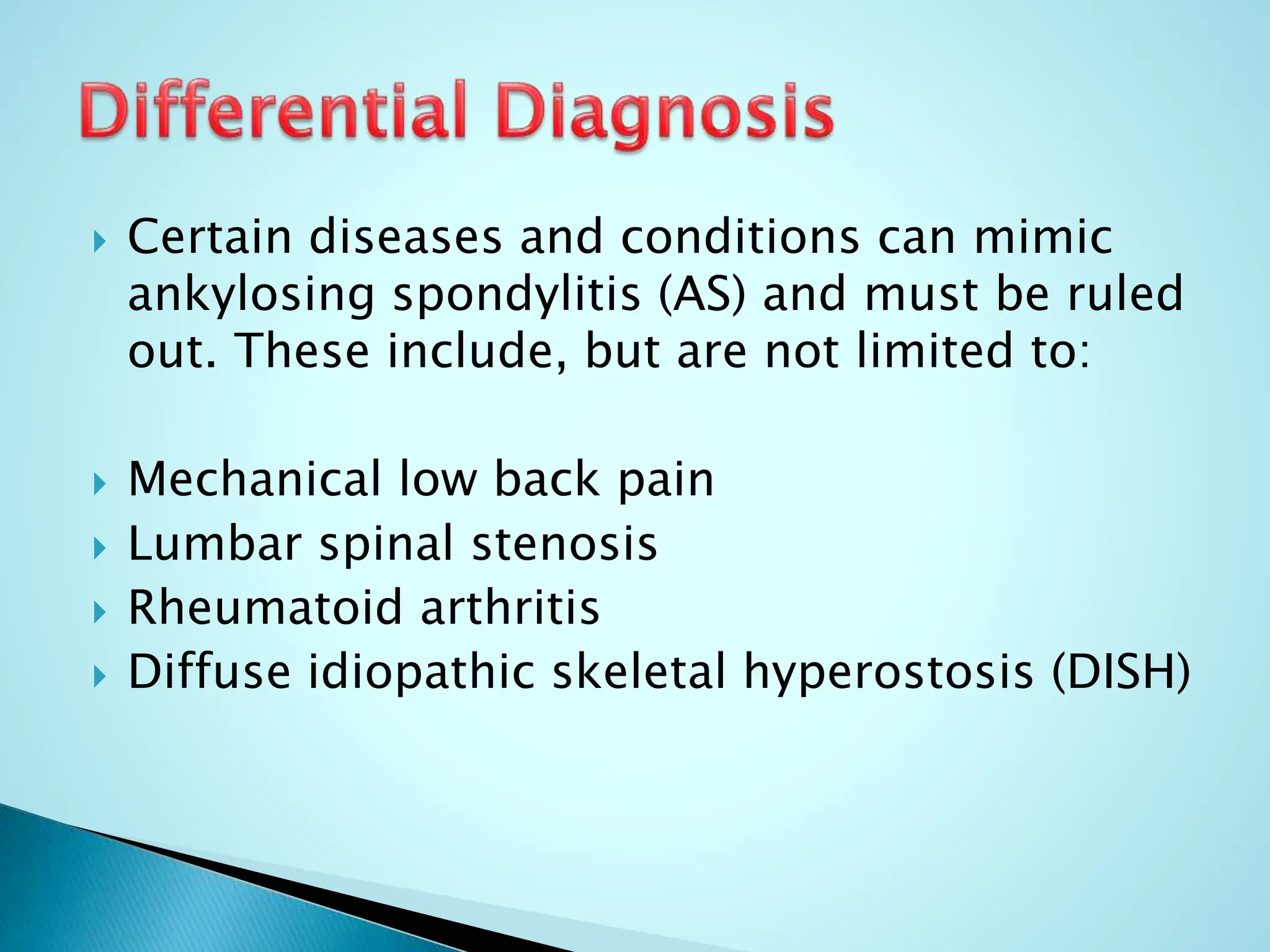 Ankylosing Spondylitis PPT pharmacotherapeutics II | PPTX