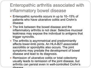 Spondyloarthritis a brief | PPTX