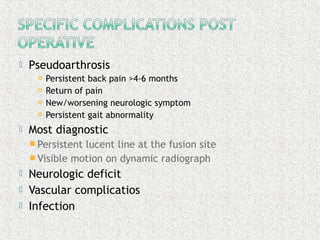 Spondylolisthesis | PPT