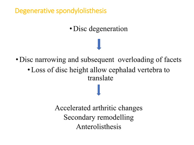 Spondylolisthesis | PPT
