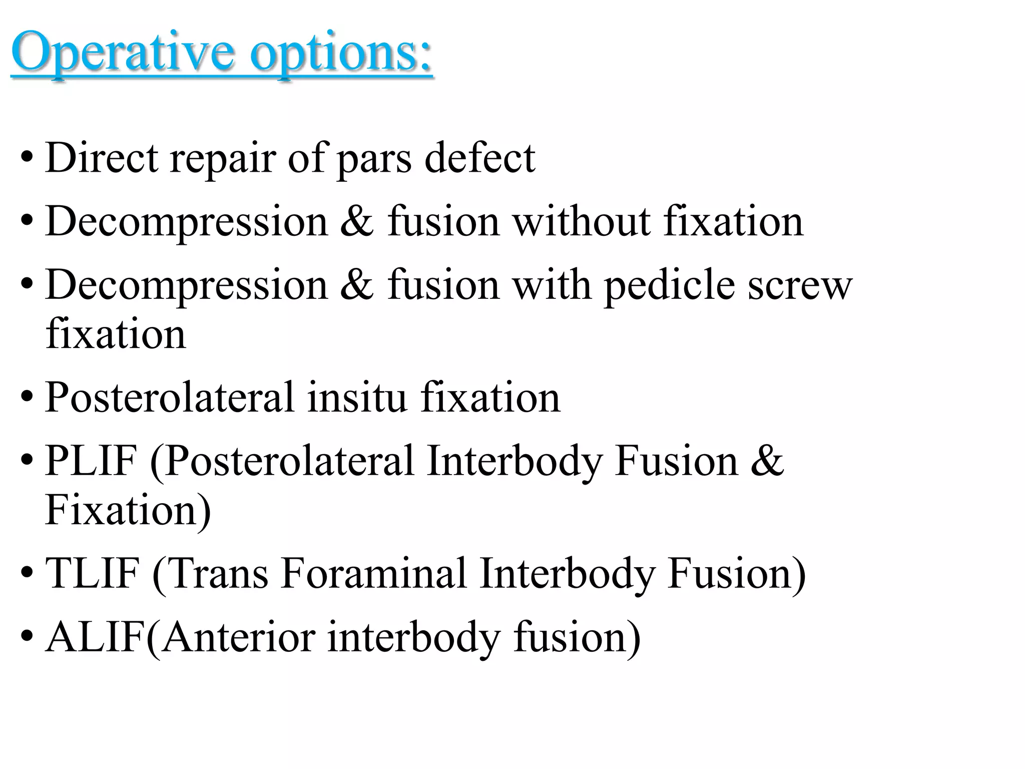 SPONDYLOLISTHESIS.ppt