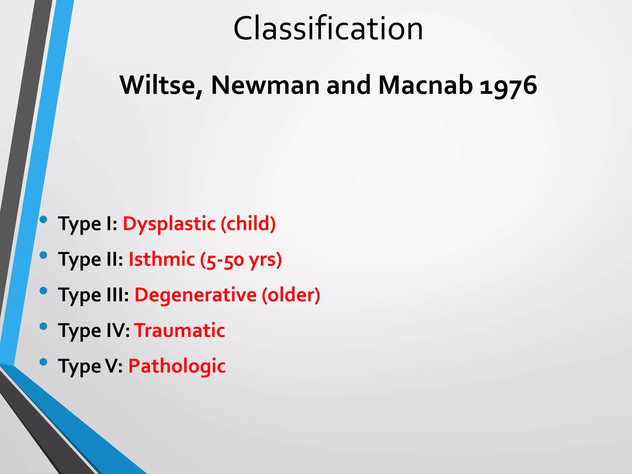 Spondylolisthesis | PPTX