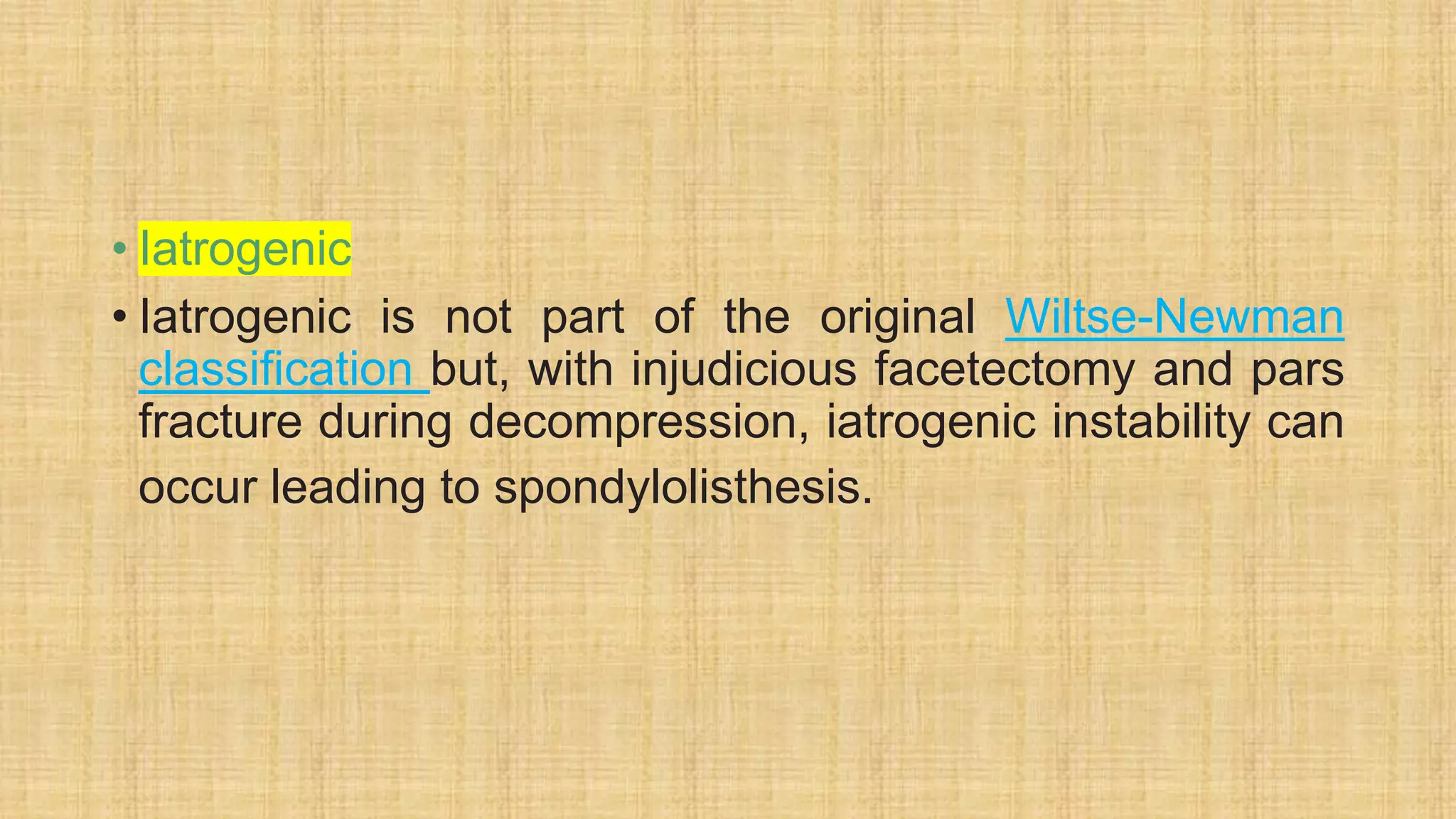 Spondylolisthesis | PDF