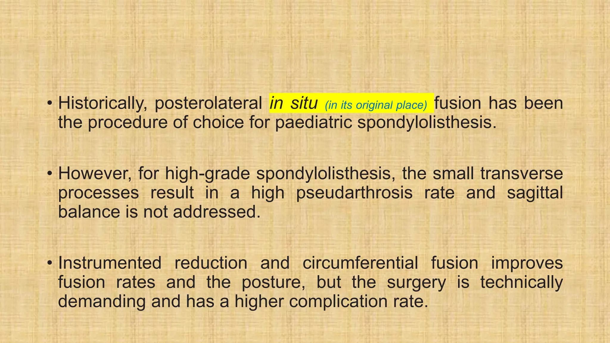 Spondylolisthesis | PDF