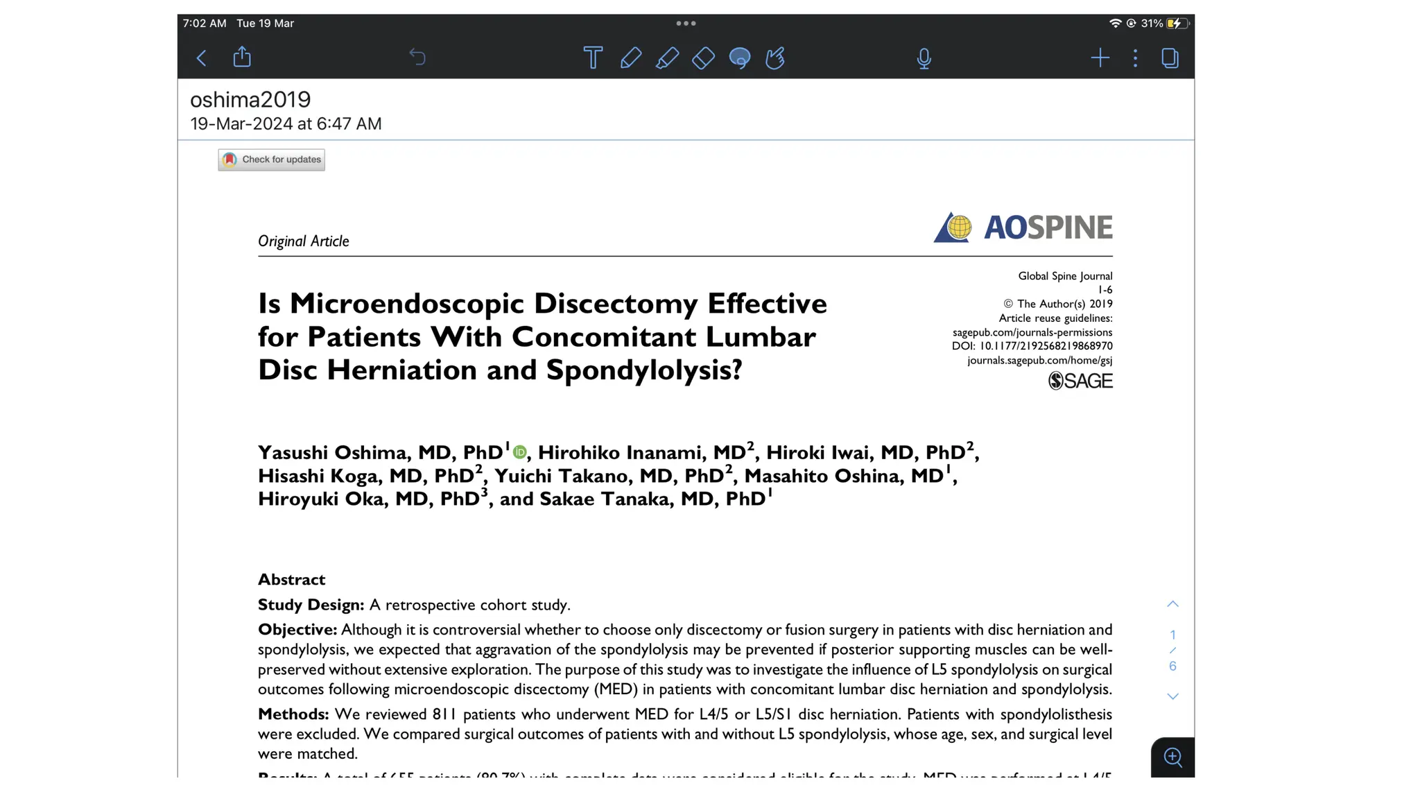Spondylolysis.pptx by Dr Adarsha HM, Orthopaedic Spine Surgeon | PPTX