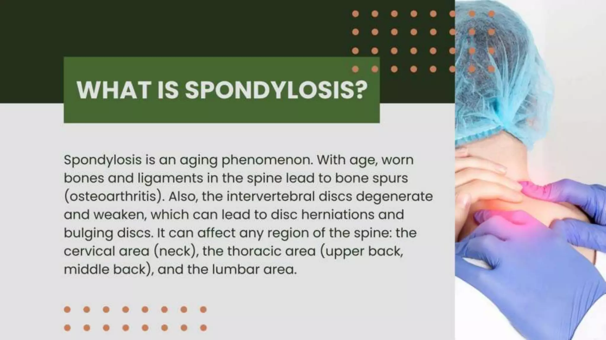 Spondylosis Type, Causes and Treatment.pptx | Physical Therapy | Wellness