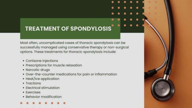 Spondylosis Type, Causes and Treatment.pptx | Physical Therapy | Wellness