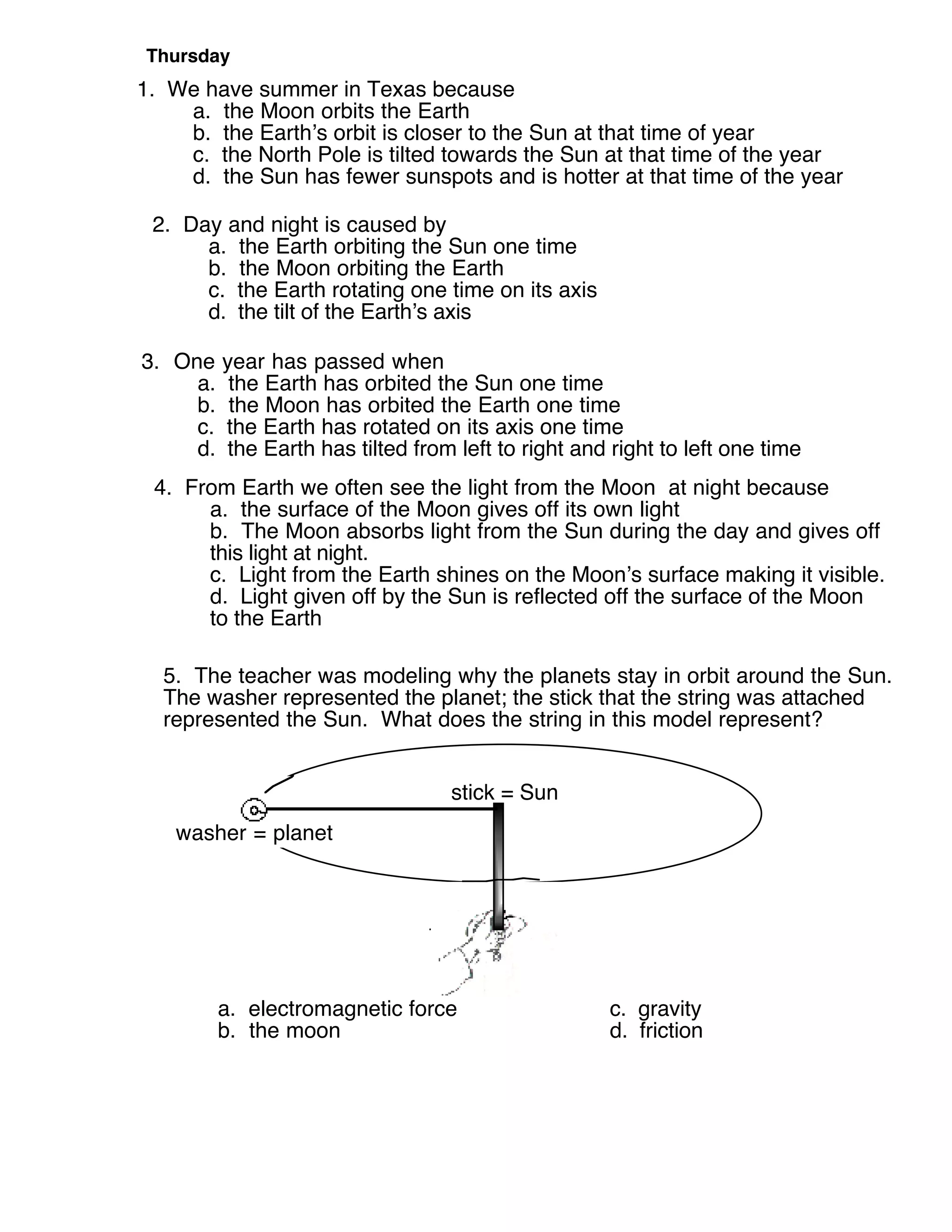Seasons (worksheet) | PDF