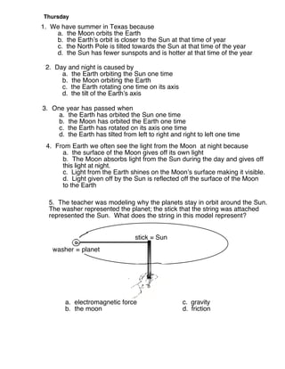 Seasons (worksheet) | PDF