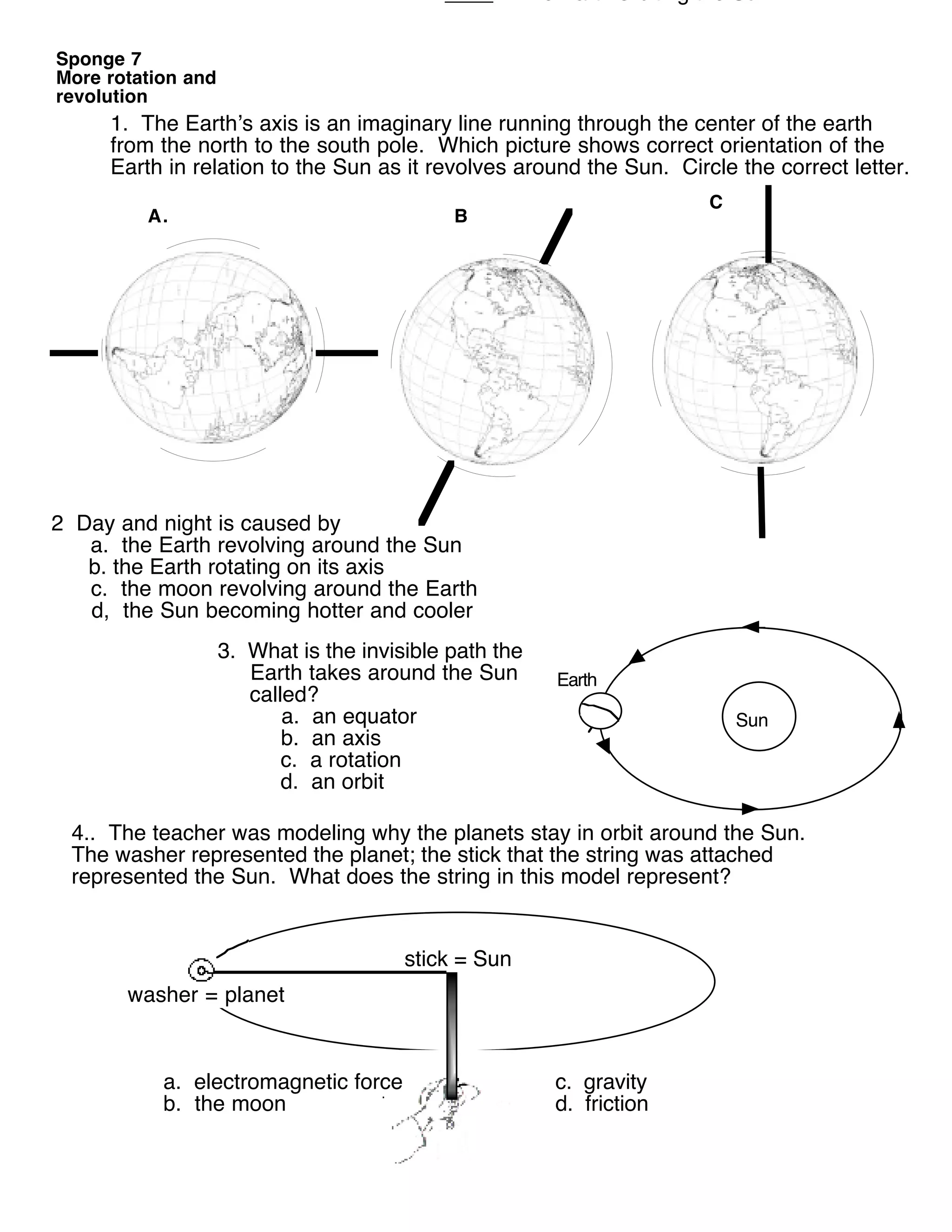 Solar system (worksheet 2) | PDF