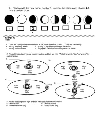Solar system (worksheet 2) | PDF