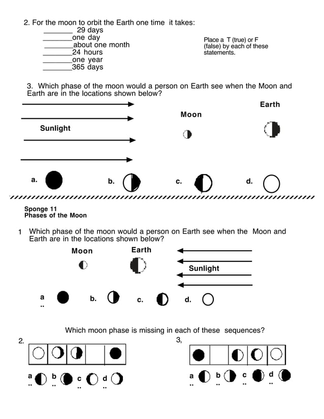 Solar system (worksheet 2) | PDF