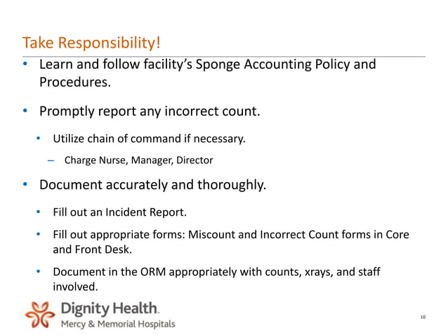 Surgical Sponge Accounting Refresher | PPTX