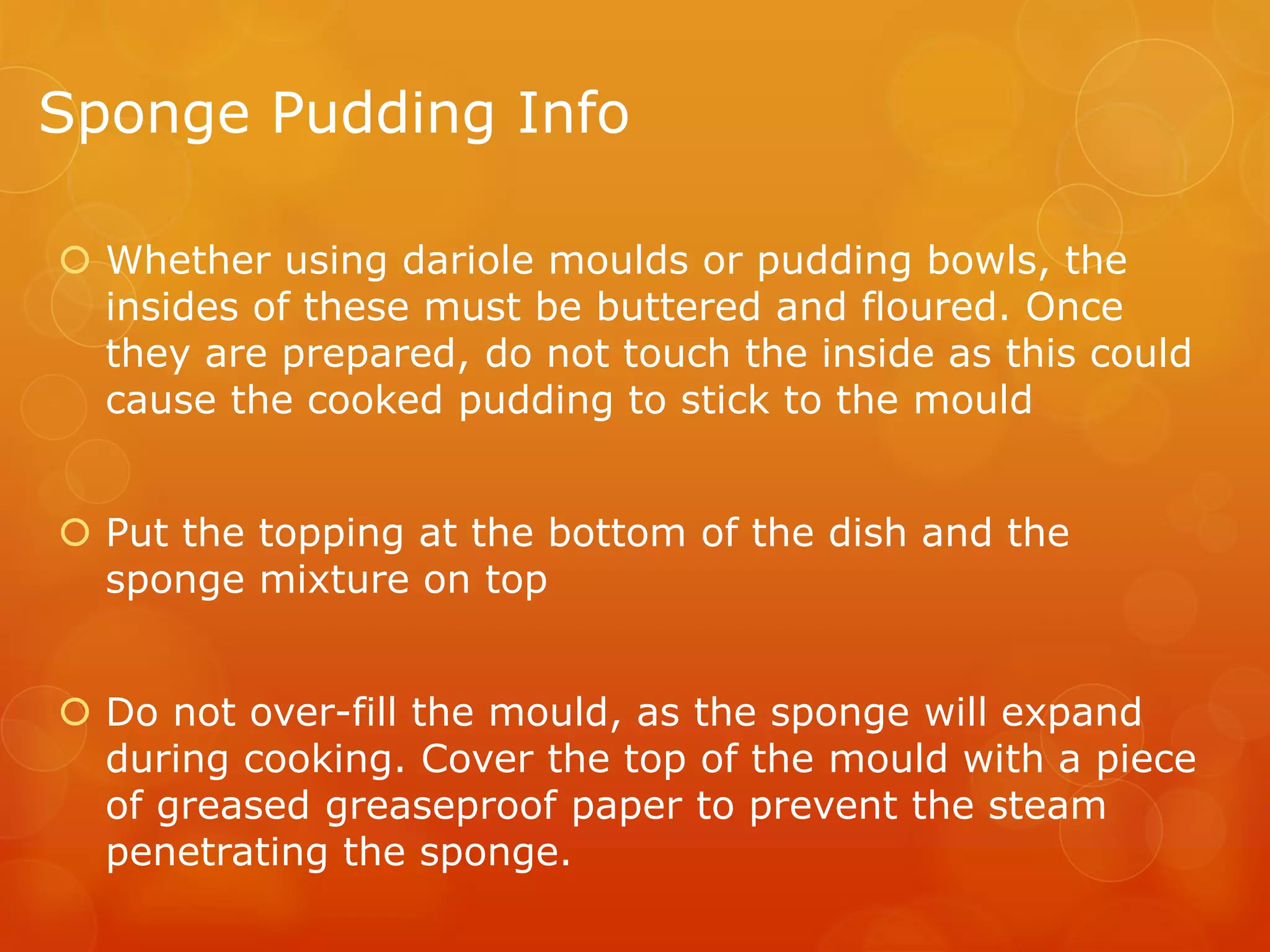 Sponge based desserts | PPT