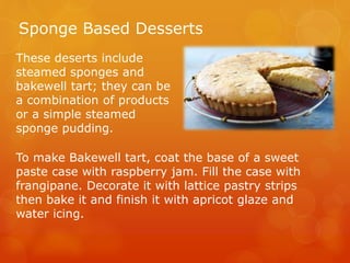 Sponge based desserts | PPT