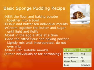 Sponge based desserts | PPT