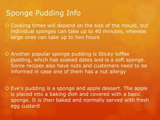 Sponge based desserts | PPT