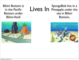 Spongebob Characterization | PDF