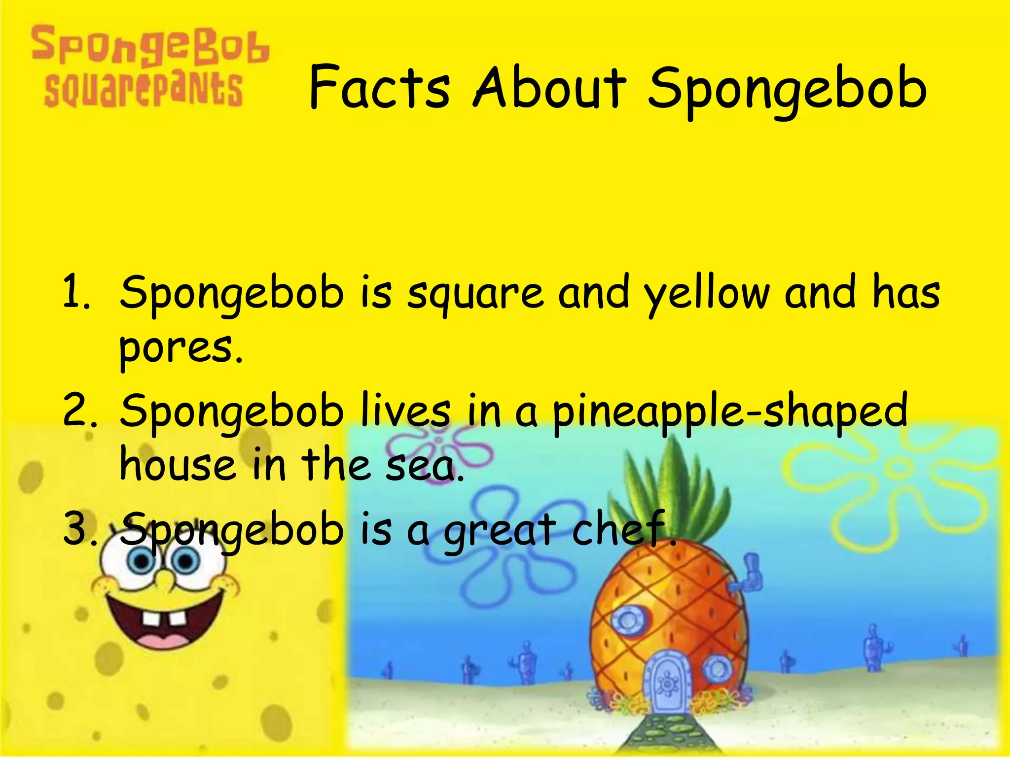 Spongebob Squarepants presentation | PPTX