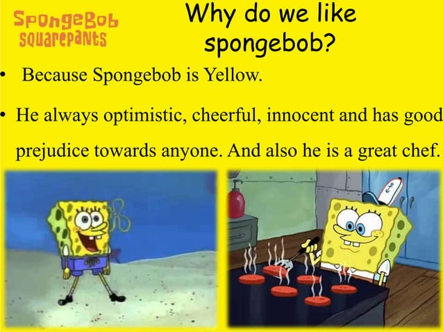 Spongebob Squarepants presentation | PPTX | Television | Entertainment