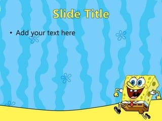 Spongebob power point-template | POTX