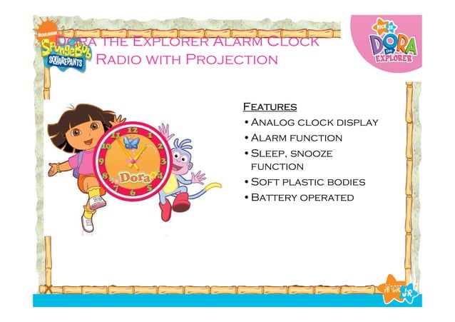 Spongebob And Dora Presentation | PDF