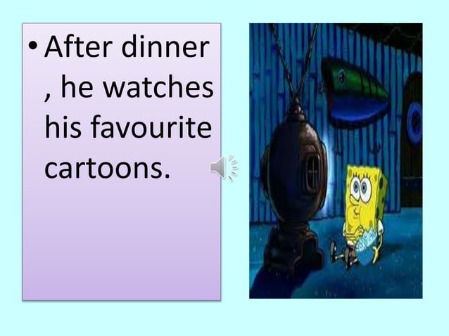 Spongebob daily routines | PPT