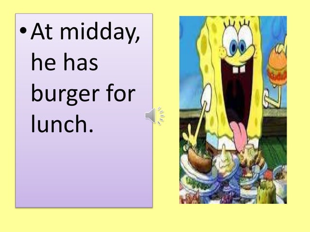 Spongebob daily routines | PPTX | Family/Children | Genres