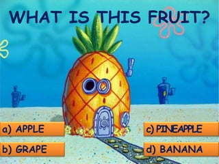 Spongebob game laura gonz+ílez a. | PPTX