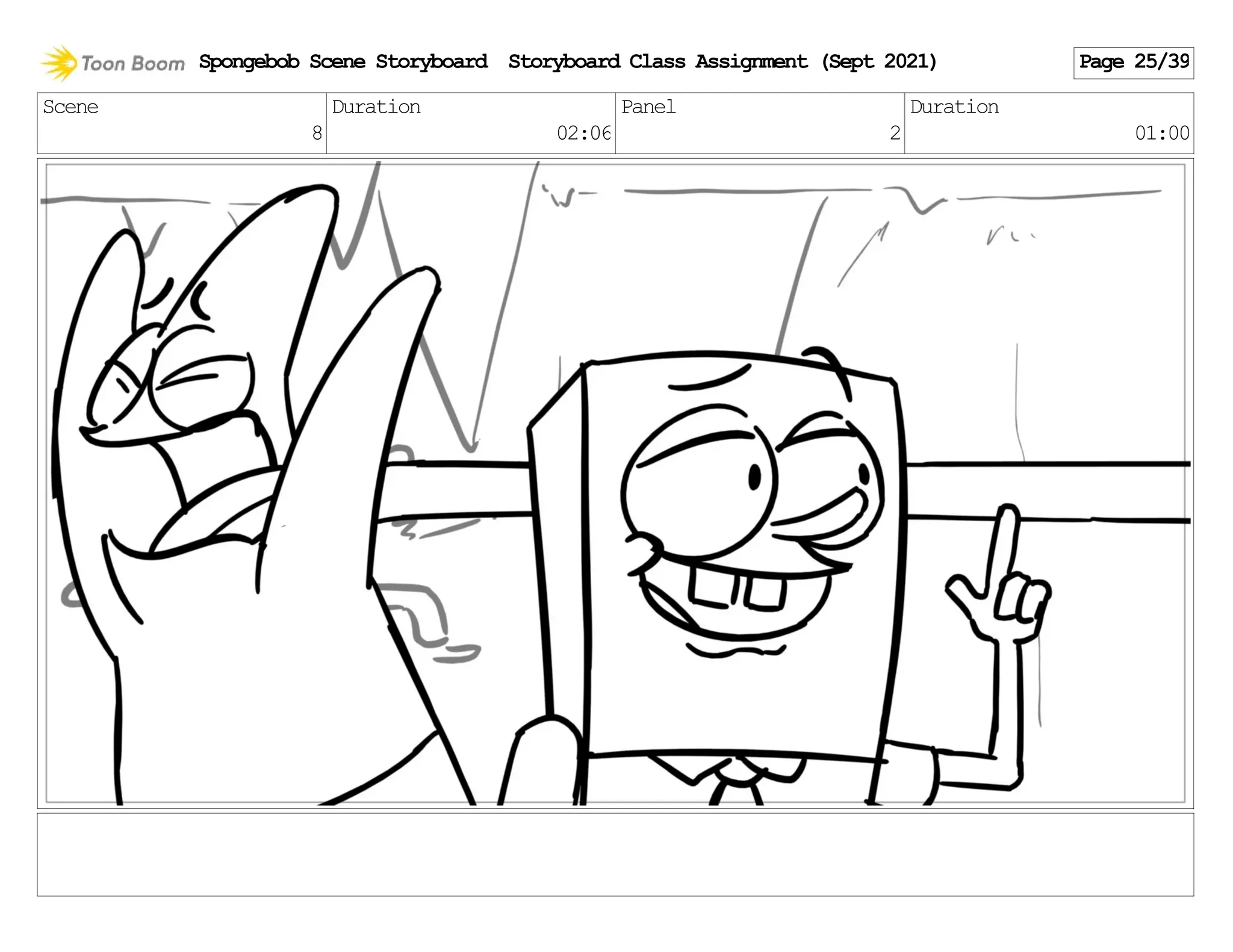 Spongebob Scene Storyboard | PPT