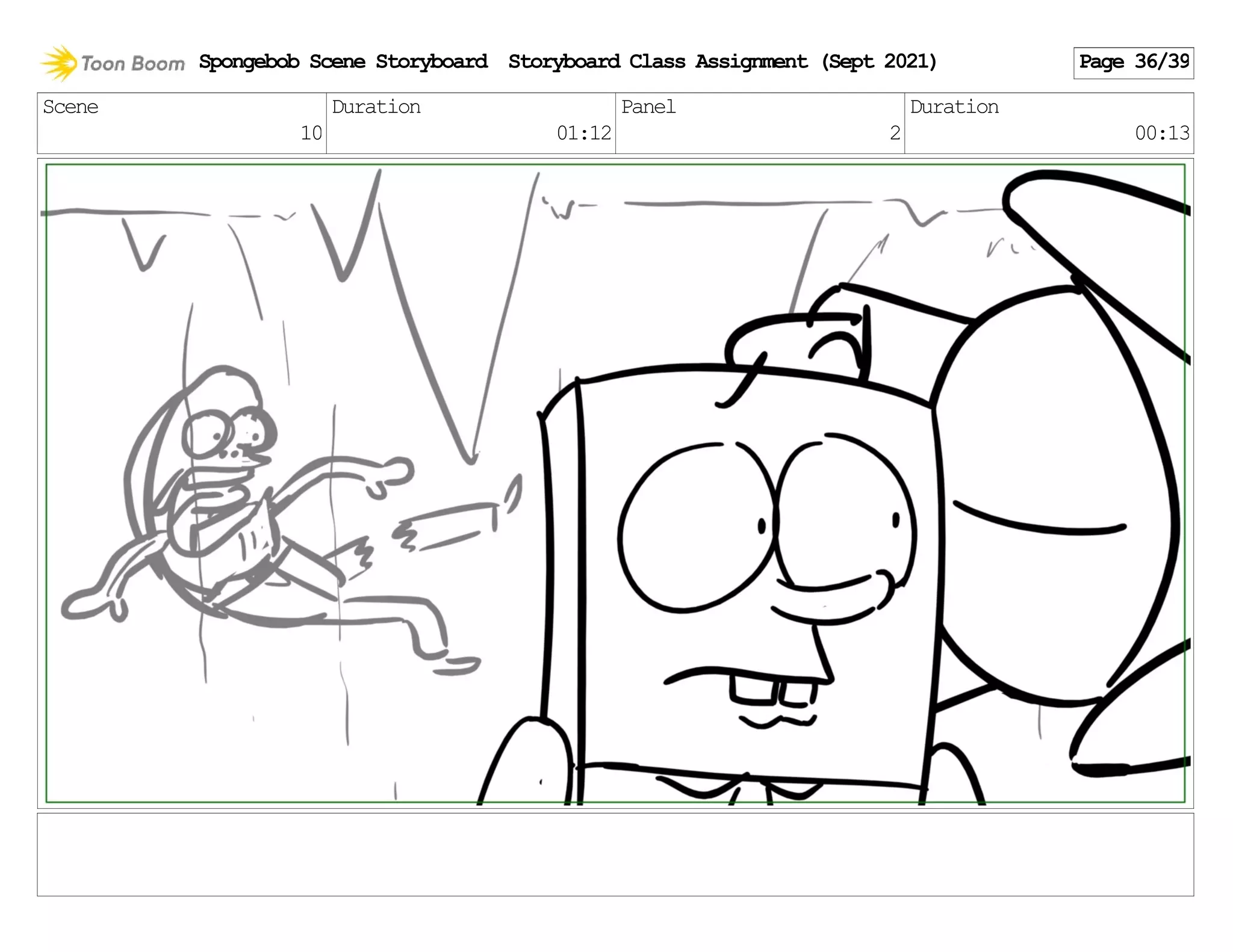 Spongebob Scene Storyboard | PPT