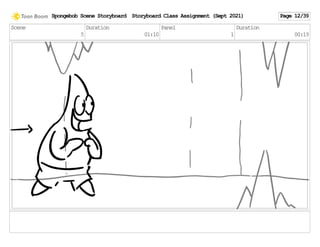 Spongebob Scene Storyboard | PDF