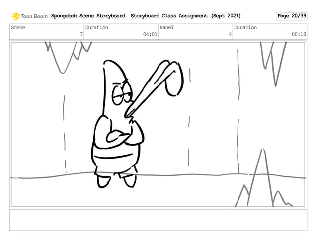 Spongebob Scene Storyboard | PPT